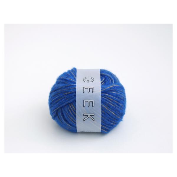 【DARUMA】GEEK　ギーク糸の芯と吹き出ているウールの繊維の色を変えた、ユニークな毛糸。電子部品やネオン照明のような雰囲気があり、ちょっと変わった糸が好き！という方に向けて“マニア”や“オタク”といった意味合いのギークという名前に。糸...