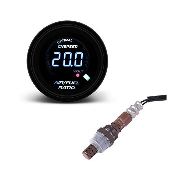 「商品情報」セット内容：空燃比計+O2センサー 2点セット サイズ：高さ52mm×幅52mm×長さ52mm 見やすさ重視のデジタル表示で、ガソリンの混合割合の測定ができるため、エンジンが不調の時の原因が特定しやすくなります。 エンジン作動時...