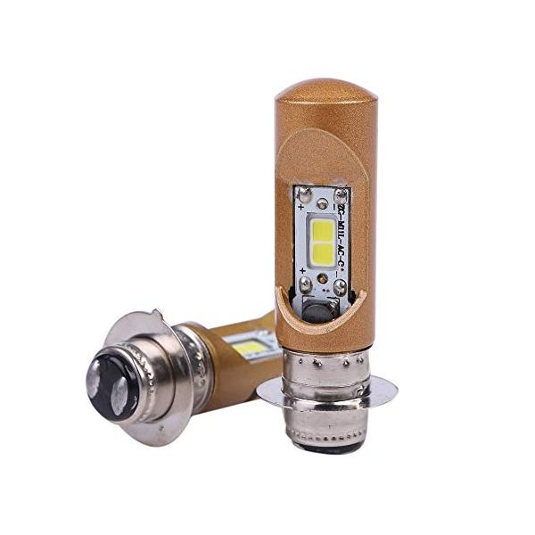 「商品情報」適合車種例：ズーマー ジャイロキャノピー 原付 等 LED PH7 P15D 6000K LEDカラー：ホワイト 2個セット 12Vバイク用、直流/交流兼用のPH7 P15D / P15D-25-1 LEDヘッドライトバルブ！高...