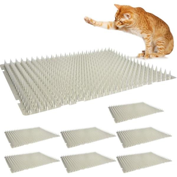 野良猫の侵入・イタズラ・糞尿・花壇荒らしなどの被害にお悩みの方にお勧めのトゲトゲマットです。足を踏み入れられないように、トゲ同士の間隔が狭く設計されています。設置する場所に合わせてカット可能なので、無駄なくジャストサイズでお使いいただけます...