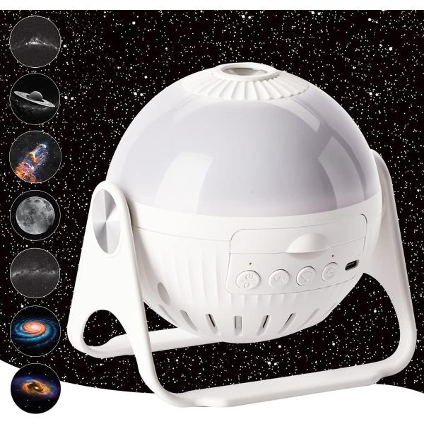 【HDズーム投影ライト】HDプロジェクションランプのアップグレード版、繊細な外観を持ち、上質な素材と洗練されたデザインは品質保証であり、高精細レンズが投影効果を明確にします。構造は頑丈で、きしみはありません。それぞれ映画のシーンに星空を組み...