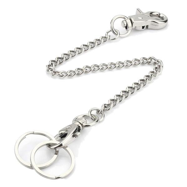 今期トレンド間違いなしのアクセサリー、ウォレットチェーン。デニムや、カーゴパンツなど、ストリートスタイルにオススメのキーチェーンです。毎日の必需品を簡単に収納できます。鍵、財布、バッグなど簡単に装着できる財布 チェーンです。このチェーンは、...