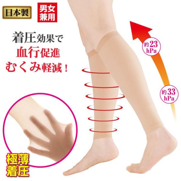 血行促進 むくみ軽減 むくみ 浮腫み 薄い 薄手 響かない 響きにくい 血行 デスクワーク 立ち仕事 座り仕事 膝下 リンパ 血流 ストッキング  敬老の日 誕生日 プレゼント ギフト 贈り物