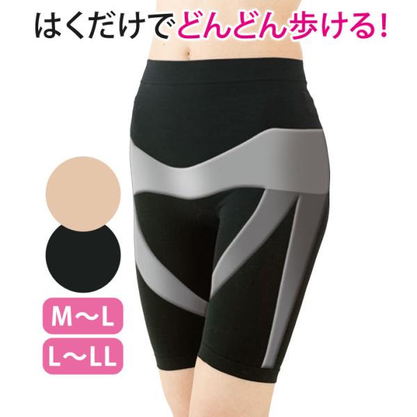 理学療法士 考案 黒 ブラックベージュ 股関節 太もも お腹 お尻 ヒップ プレゼント ギフト 誕生日 母の日 父の日 敬老の日 高齢者