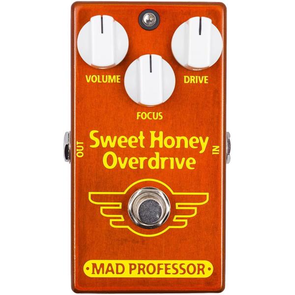 ■SWEET HONEY OVERDRIVE FACBJF が設計した Sweet Honey Overdrive (SHOD) は、フィンガータッチにセンシティブに反応するローゲイン・オーバードライブペダルです。歪んだアンプをさらにドライ...