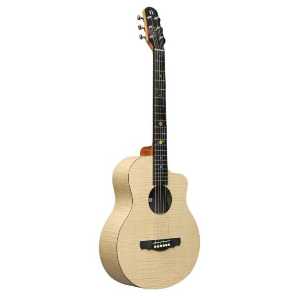 ソーラーシステムシリーズのSaturnモデルをスペックそのままで小型化しました。HPL(ハイ・プレッシャー・ラミネート)材を使ったボディはカラっとした明瞭なサウンドが特徴。指板とヘッドには、ソーラーシステムこと太陽系を示す個性的なインレイが...