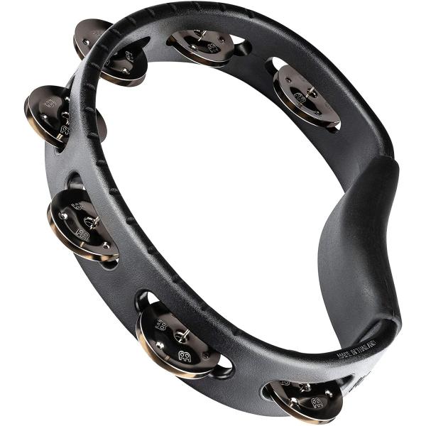 MEINL Percussion マイネル タンバリン Headliner Series Hand Held ABS Tambourine HTBK