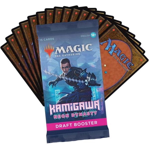 【商品説明】Magic: The Gathering神河：輝ける世界（Kamigawa Neon Dynasty）ドラフト・ブースター パック（1パック）本商品は、ドラフトブースター1パック（カード15枚入り）の販売商品です。BOX（複数パ...