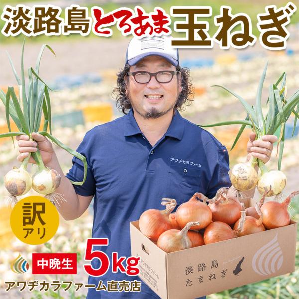 名称：淡路島産 玉ねぎ とろ甘内容量：訳アリ 5kg保存方法：直射日光のあたらない風通しのよい場所で２週間以内に消費することを推奨します。生産地：淡路島訳アリ：規格外サイズ、変形、皮剥け、キズ有 が混在する場合があります商品紹介文四方を海で...