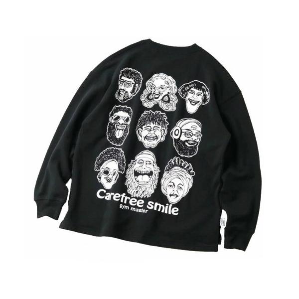 gymmaster(ジムマスター) 10.3oz carefree smile スウェットビッグTee G621780 Col.05 26年春夏モデル