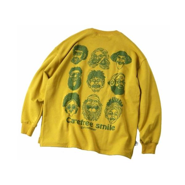 gymmaster(ジムマスター) 10.3oz carefree smile スウェットビッグTee G621780 Col.10 26年春夏モデル
