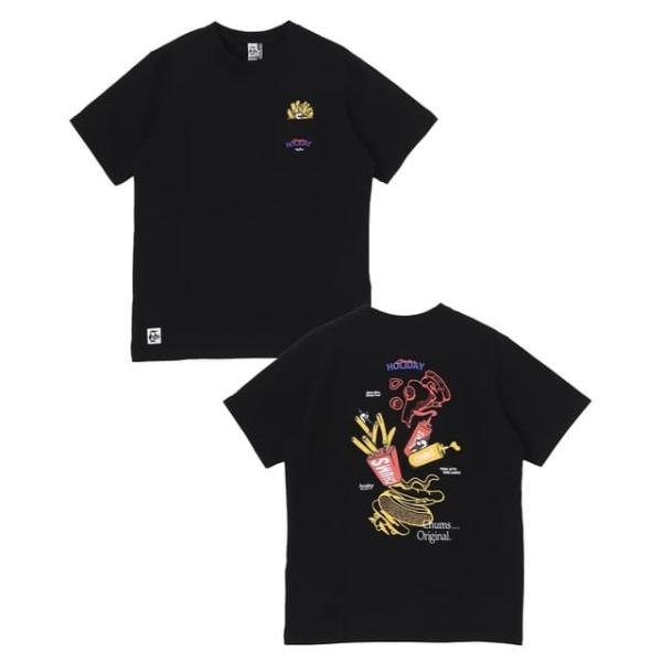 CHUMS(チャムス) Anti-Bug Fast Food Pocket T-Shirt CH01-2715 Col.K001 Black 26年春夏モデル