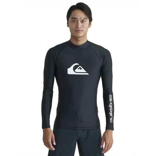 Quiksilver(クイックシルバー) ラッシュガード 長袖ALL TIME LR QLY241021（EC）ギフト使用はご注意ください★パッケージに汚れ等がある場合有りリサイクルポリエステルを使用した、縦横に強い伸縮性を持つトリコット素...