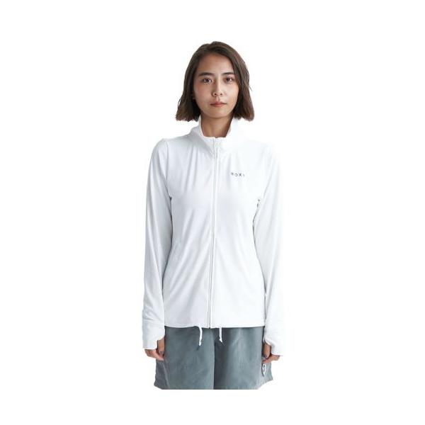 ROXY(ロキシー) ウィメンズ ラッシュガード 長袖 AURORA STAND RLY241025（EC）ギフト使用はご注意ください★パッケージに汚れ等がある場合有り手元まで覆うサムホール付きジップラッシュガード。UVカット機能を備えたス...