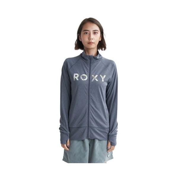 ROXY(ロキシー) ウィメンズ ラッシュガード 長袖 SIMPLY BOTANICAL LOGO STAND RLY241028（EC）ギフト使用はご注意ください★パッケージに汚れ等がある場合有り杢調の素材を使用したラッシュガード。スタン...
