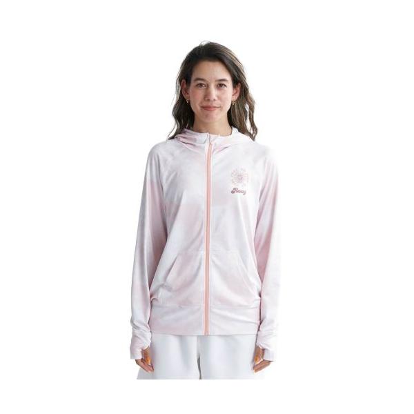ROXY(ロキシー) ウィメンズ ラッシュガード 長袖 FEEL FREE ZIP RASH RLY241029（EC）ギフト使用はご注意ください★パッケージに汚れ等がある場合有りやわらかい生地を使用した、ボードショーツと同柄のラッシュガー...