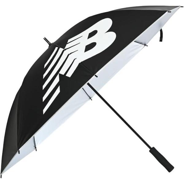 NB(ニューバランス) アンブレラ LAM55665 ブラック/ホワイト 晴雨兼用傘 長傘 Col.BKW（EC）爆買WEEKおすすめ！