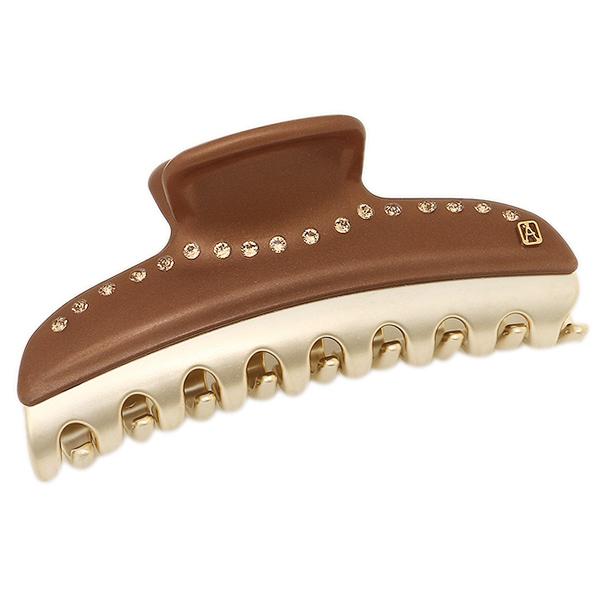 アレクサンドル ドゥ パリ ヘアクリップ ALEXANDRE DE PARIS ICCL-12832-03 PAIL BRUN X4 VENDOME ヘアアクセサリー ライトブラウンALEXANDRE DE PARIS（アレクサンドル ドゥ...