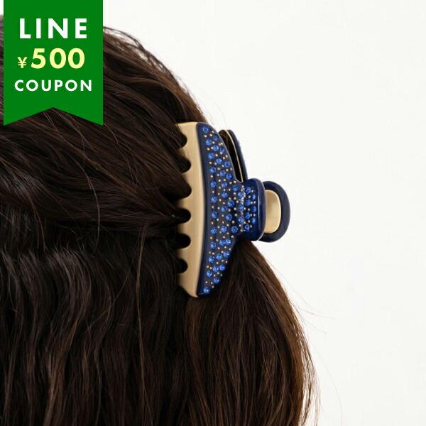 アレクサンドルドゥパリ ヘアクリップ ヘアアクセサリー ヴァンドーム Mサイズ ネイビー レディース ALEXANDRE DE PARIS ICCM1557104 M5 PINCE VENDOME ECLAT MARINE OR ALEXA...