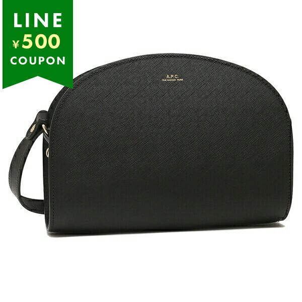 アーペーセー ショルダーバッグ ブラック レディース APC PXBJQ F61048 LZZ SAC DEMI LUNE LZZ BLACK APC PXBJQAPC（アーペーセー）のショルダーバッグが入荷しました☆丸みを帯びたハーフムー...