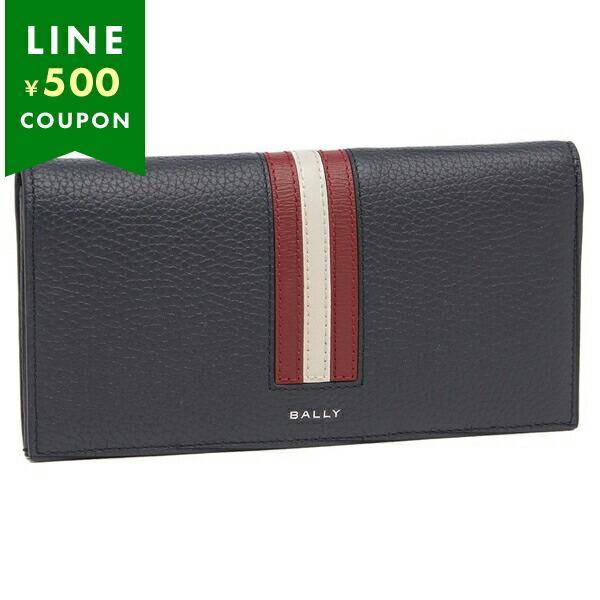 バリー 長財布 リボン ネイビー レッド メンズ BALLY 6308868 I5T9P RIBBON MIDNIGHT B RED PAL フラップ BALLY 6308868BALLY（バリー）の長財布が入荷しました☆巻いているようなリ...