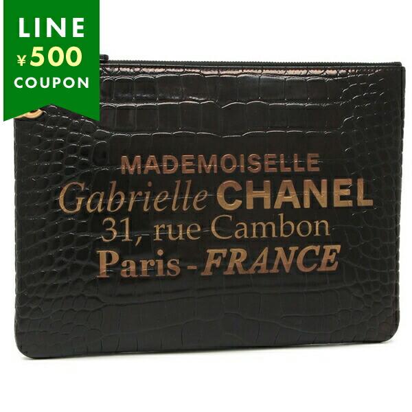 CHANEL シャネル クラッチバッグ PM CCマークチャーム ブラック CHANEL シャネル クラッチバッグ PM CCマークチャーム ブラック