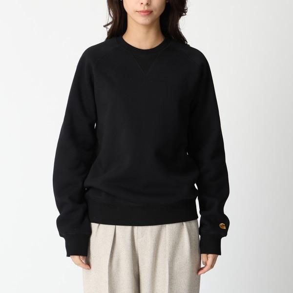 カーハート スウェット Carhartt WIP チェイススウェット ブラック メンズ レディース ユニセックス I033660 00F CHASE SWEAT BLACK GOLD Carhartt WIP I033660Carhartt...