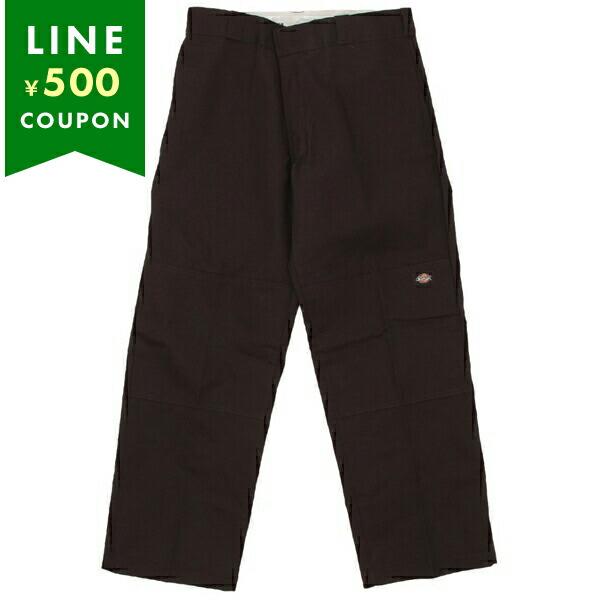 ディッキーズ パンツ ダブルニー ルーズフィット ワークパンツ TCツイル レングス30 32 8.5OZ（8.5オンス） ブラウン メンズ Dickies 85283 0DB TWILL DOUBLE KNEE WORKPANTS DAR...