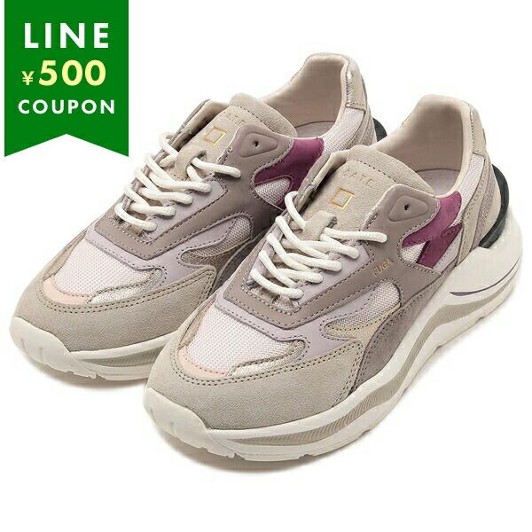 デイト スニーカー フーガ ピンク マルチカラー レディース D.A.T.E. W411FGDRPK FUGA PINK D.A.T.E. W411FGDRPKD.A.T.E.（デイト）のスニーカーが入荷しました☆足に負担のかかりにくいクッ...