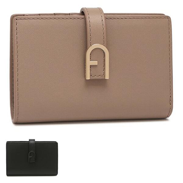 フルラ 二つ折り財布 フロー レディース FURLA WP00401 BX2045 FLOW S COMPACT WALLET フラップ バックルにアーチロゴをあしらったような、アイコニックなベルトディテールが目を引くデザイン。コンパクトな...