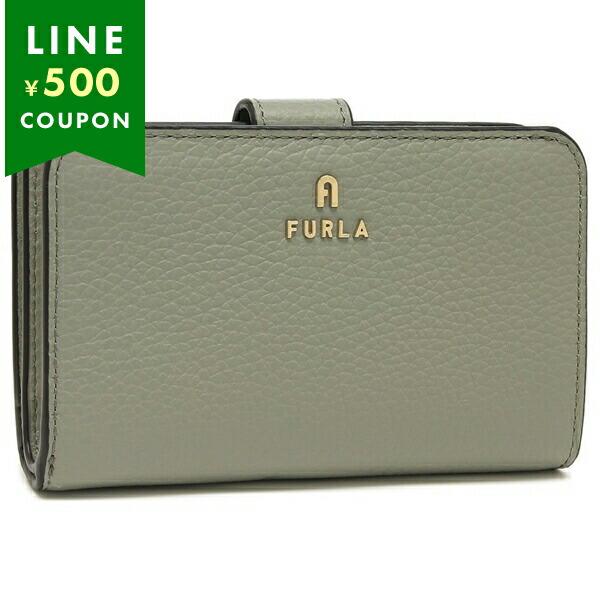 FURLA フルラ 二つ折り財布 カメリア カーキグリーン レディース FURLA フルラ 二つ折り財布 カメリア カーキグリーン レディース