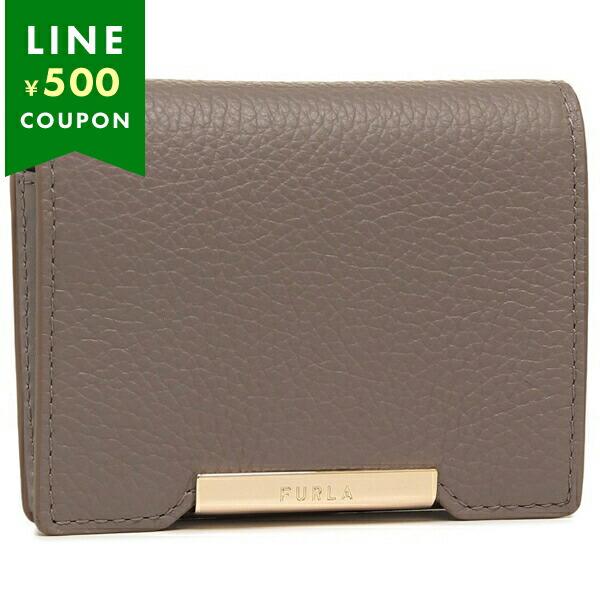 フルラ 二つ折り財布 ジャーダ ベージュ レディース FURLA WP00522 HSF000 2572S GIADA S COMPACT WALLET BIFOLD COIN STUCCO GRAY ミニ財布 FURLA WP00522F...