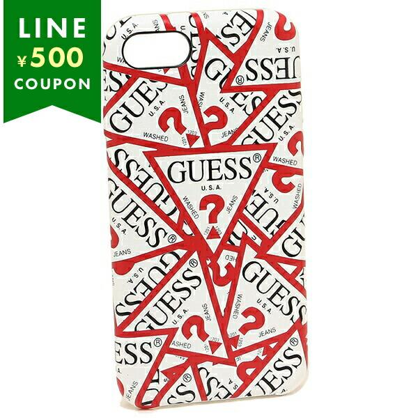 ゲス iPhoneケース GUESS GUHCI8PMPT RE CASE TRIANGLE LOGO ALL OVER IPHONE 8 SE 無地 RED 赤GUESS（ゲス）よりアイフォンケースが入荷しました☆大流行中のGUESSのア...