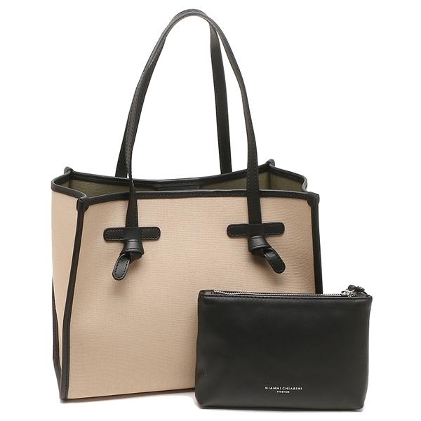 ジャンニキアリーニ トートバッグ マルチェッラ Sサイズ ベージュ レディース GIANNI CHIARINI BS6849 CNVSE MARCELLA CORDA MILITARE ポーチ付き ジャンニ キアリーニ ジャンニキャリーニ ...