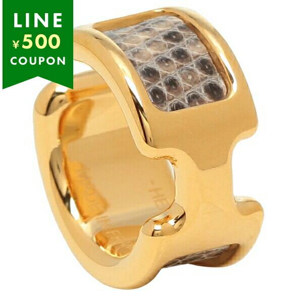 エルメス イヤリング イヤーカフ オランプ オンブレ LEZARD ゴールド金具 ブラウン ゴールド レディース HERMES H011115 CC 1B OLYMPE OMBRE HERMES H011115HERMES（エルメス）のイヤ...