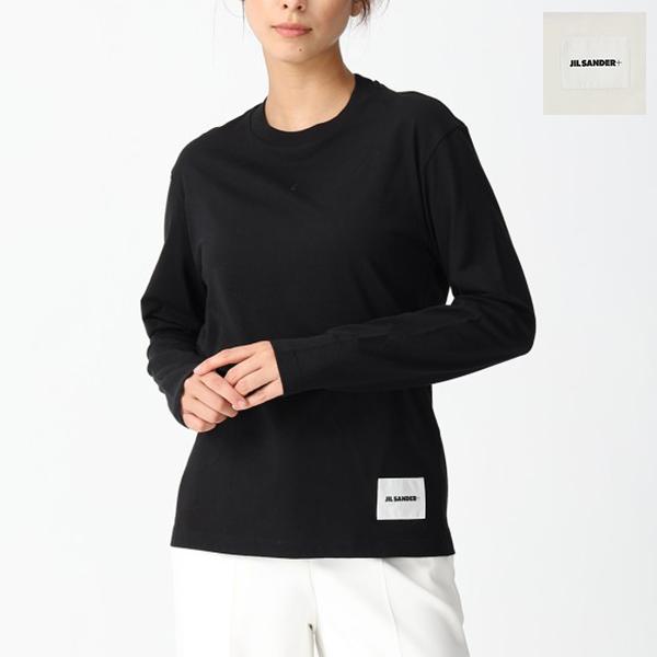 ジルサンダー Tシャツ カットソー オーガニックコットン レディース JIL SANDER J40GC0002 J45048 JIL SANDER+ ジルサンダープラス・カラー：(1)BLACK(001) ブラック, (2)WHITE(10...