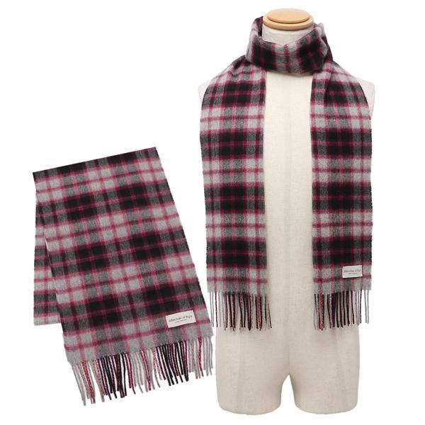 ジョンストンズ マフラー グレー マルチカラー メンズ レディース ユニセックス JOHNSTONS OF ELGIN WA000016 KU0126 WOVEN SCARF MACPHERSON HUNTING DRESS 小判 JOHN...