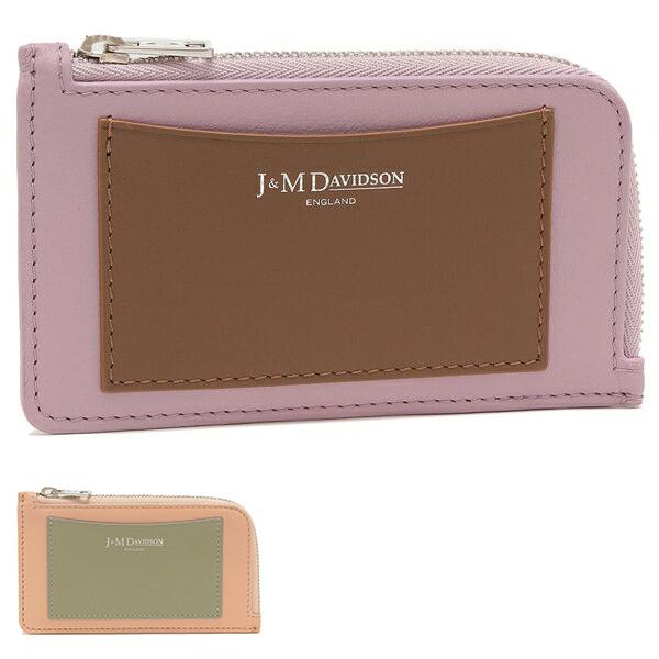 ジェイアンドエムデヴィッドソン コインケース フラグメントケース カードケース レディース J&amp;M DAVIDSON SZCH0BC SCXX BICOLOUR ZIP CARD HOLDER バイカラーJ&amp;M DAVIDS...