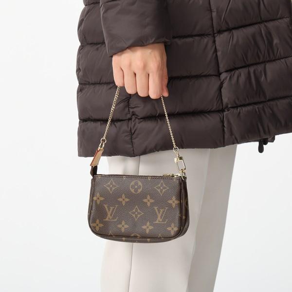 ルイヴィトン ポーチ LOUIS VUITTON M58009 モノグラム ミニ・ポシェット・アクセソワール モノグラムLOUIS VUITTON（ルイヴィトン）のポーチが入荷しました☆定番のモノグラムデザインにチェーンストラップがラグジュ...