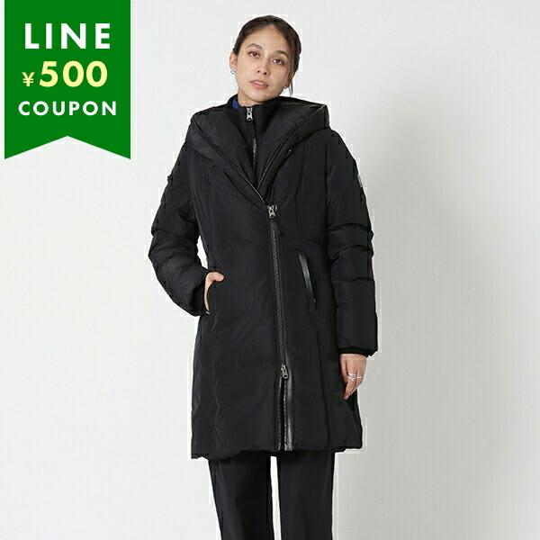 マッカージュ アウター ダウンジャケット コート カイ シェイプライン ブラック レディース MACKAGE KAYNFR C0001 KAY NFR DOWN COAT BLACK MACKAGE KAYNFRMACKAGE（マッカージュ...