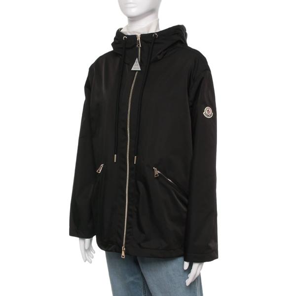 モンクレール ジャケット カシオペア ロゴパッチ ブラック レディース MONCLER 1A00123 54A1K 999 CASSIOPEA JACKET BLACK ブルゾン フード付き MONCLER 1A00123・カラー：BLAC...