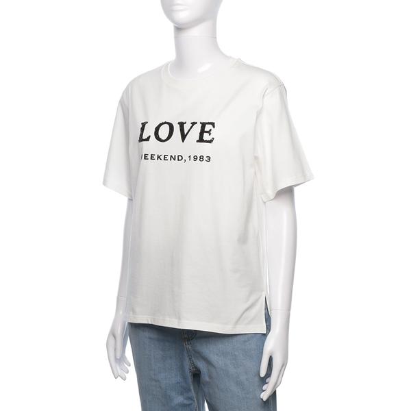 マックスマーラ Tシャツ カットソー ウィークエンド アジレ ピュアコットンジャージー 半袖 ホワイト レディース Max Mara WKDAGILE 2615971061600 001 WEEKEND AGILE BIANCO Max M...