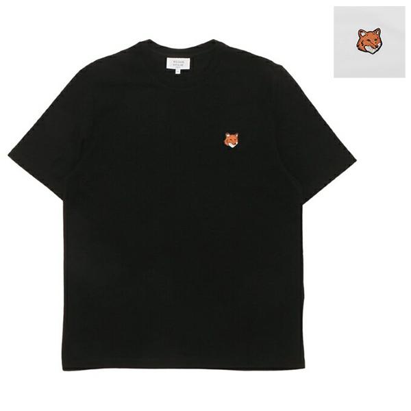メゾンキツネ Tシャツ カットソー フォックスヘッド メンズ MAISON KITSUNE PM00107 KJ7026 FOXHEAD REGULAR TEESHIRT ブランドらしいフォックスヘッドを胸元にあしらいました。あえてベースカ...