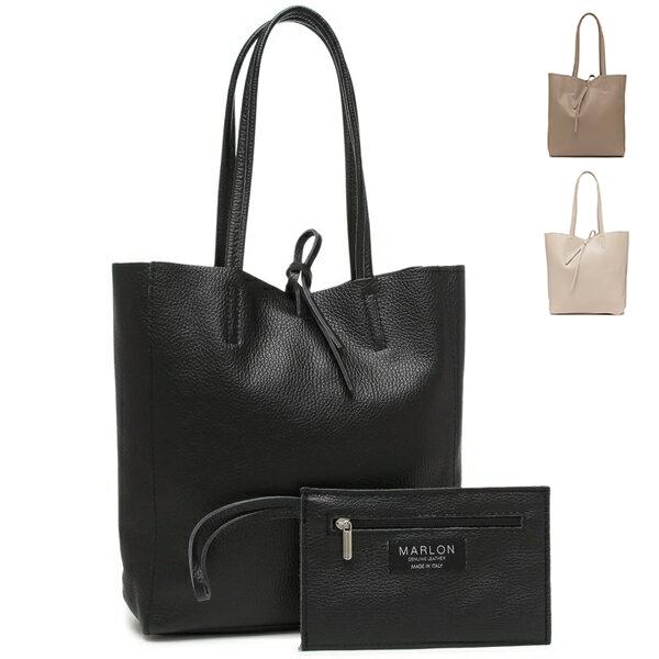 マーロン トートバッグ ショッパー メタリック ラメ Mサイズ レディース MARLON BS0003 SHOPPER MEDIO LAMINATO ポーチ付き 無駄を削ぎ落としたミニマルなデザインのトートバッグ。すっきりとしたスクエア型の...