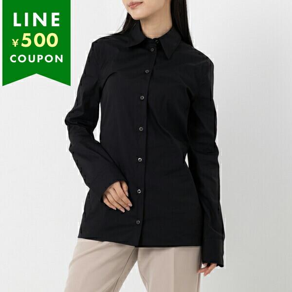 プラダ ワイシャツ ポプリンストレッチシャツ ブラック レディース PRADA P442G 12VC 231 F0002 POPELINE STRETCH NERO PRADA P442GPRADA（プラダ）のワイシャツが入荷しました☆クラ...