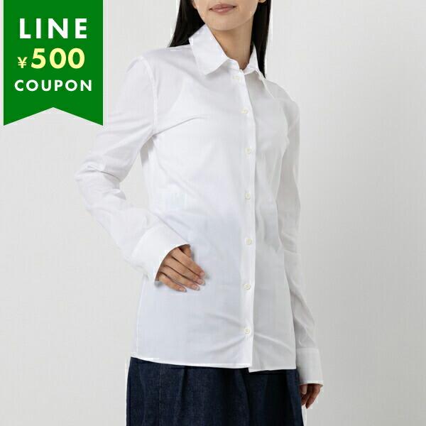 プラダ ワイシャツ ポプリンストレッチシャツ ホワイト レディース PRADA P442G 12VC 231 F0009 POPELINE STRETCH BIANCO PRADA P442GPRADA（プラダ）のワイシャツが入荷しました☆...