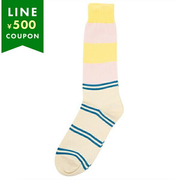 マルニ 靴下 ソックス イエロー マルチ レディース MARNI SKMC0151Q0 UFC126 MXY06 SOCKS ENDIVE  SKMC0151Q0MARNI（マルニ）の靴下が入荷しました☆2パターンのボーダー柄を取り入れ、メ...