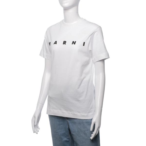 マルニ Tシャツ カットソー ロゴ コットン クルーネックT マルニキッズ ガールズ ホワイト レディース MARNI M002MV M00RF 0M100 MT135U WHITE 子供服 大人も可 MARNI M002MVMARNI（マ...