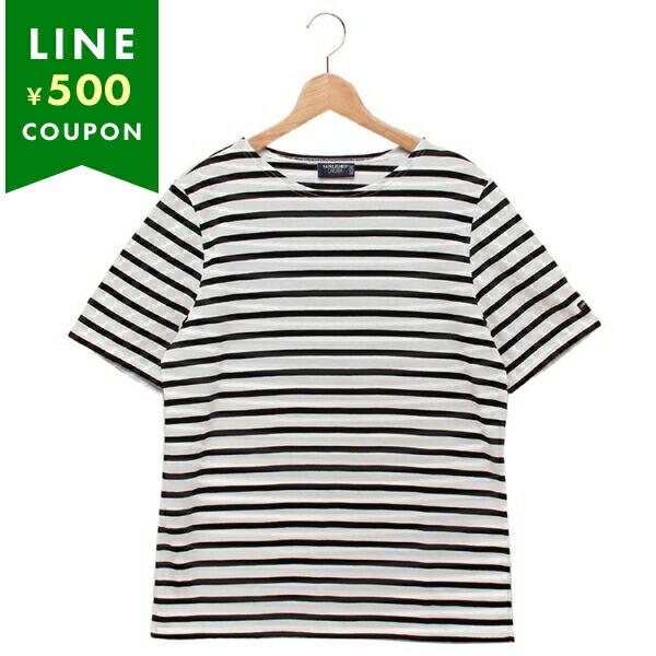 セントジェームス Tシャツ カットソー レヴァント モダン ホワイト ブラック メンズ ST.JAMES 9863 NEIGE NOIR LEVANT MODERN NEIGE NOIR ST.JAMES 9863ST.JAMES（セントジ...
