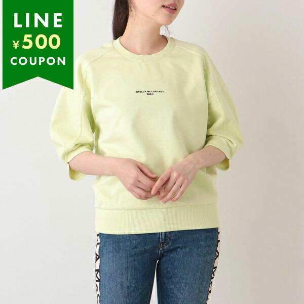 ステラマッカートニー Tシャツ スウェットシャツ ロゴ イエロー レディース STELLA McCARTNEY 603139 SOW68 7207 STELLA LOGO 2001 SWEATERSHIRT LEMONADE STELLA ...